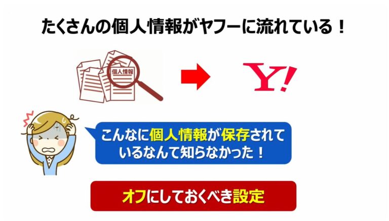 【Yahooユーザ必見】「個人情報」がダダ洩れ！「オフ」にすべき設定と「位置情報履歴」を削除する方法 | スマホのいろは